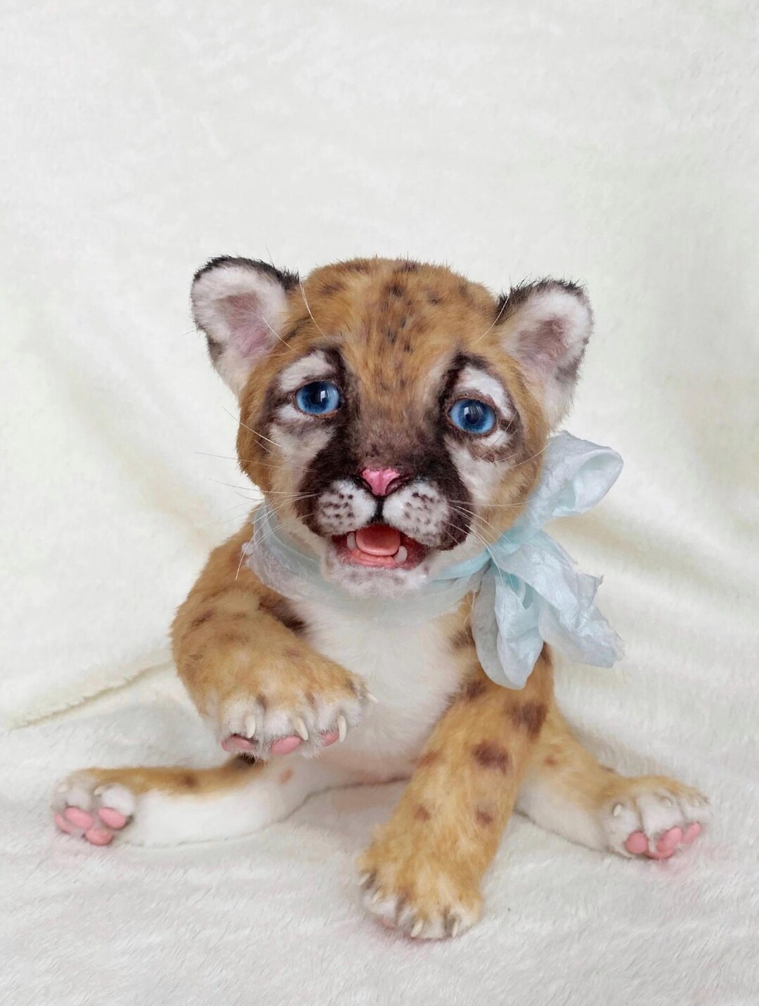 Puma Cub Realistic Plush Toy - Etsy