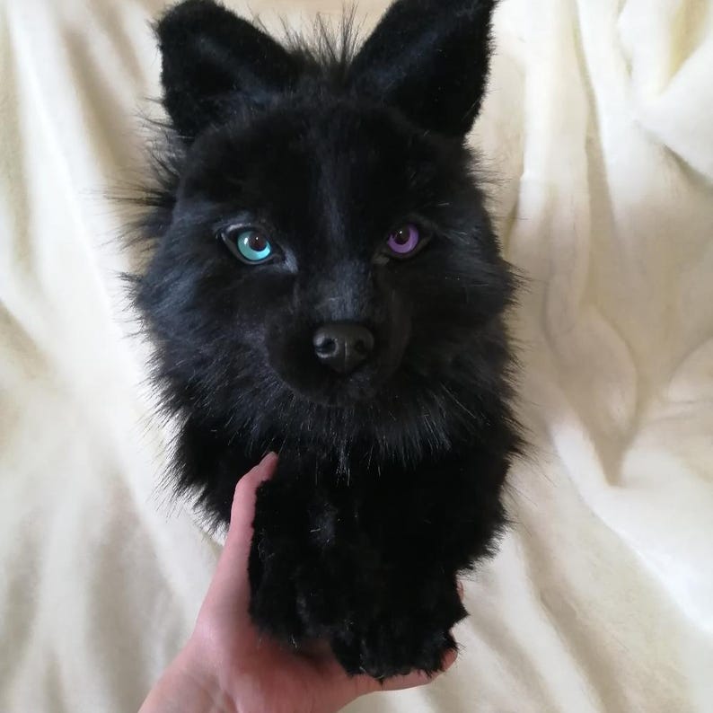 Custom Realistic Wolf Plush. Art Doll Animal. Pose Wolf. Wolf Art Doll ...