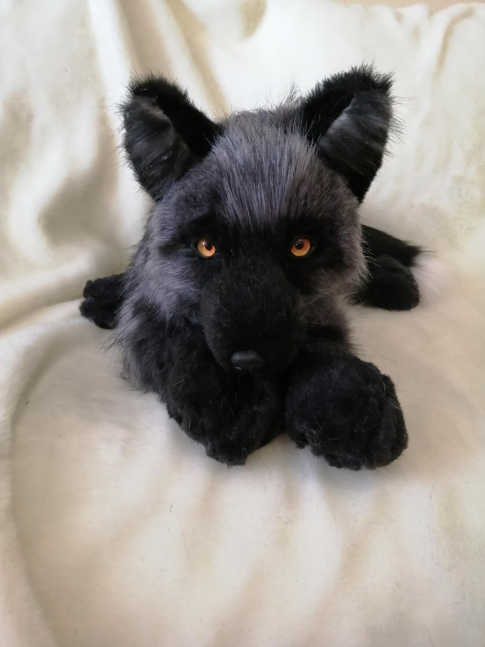Custom Realistic Fox Plush. Art Doll Animal. Pose Fox. Fox Art Doll ...