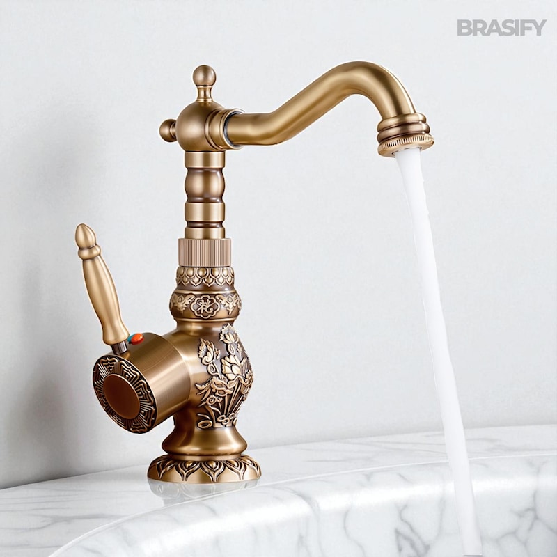 Bathroom Faucet Floral - Etsy