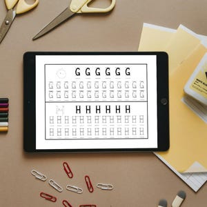 26ABC Capital Letters Tracing Cards and Worksheets Preschool ...