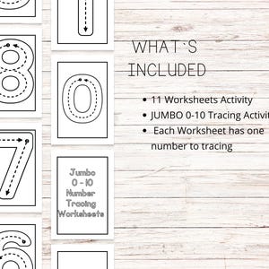 Number Tracing Worksheets Preschool Kindergarten Worksheets Printable ...