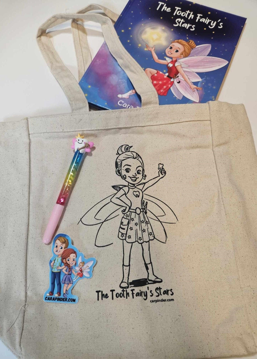 The Tooth Fairy's Stars Tooth Fairy Bundle Kit With Children's Book ...