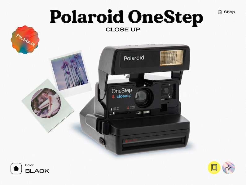 Polaroid Onestep Close-up 636 | Vintage Polaroid 600 Instant Camera ...