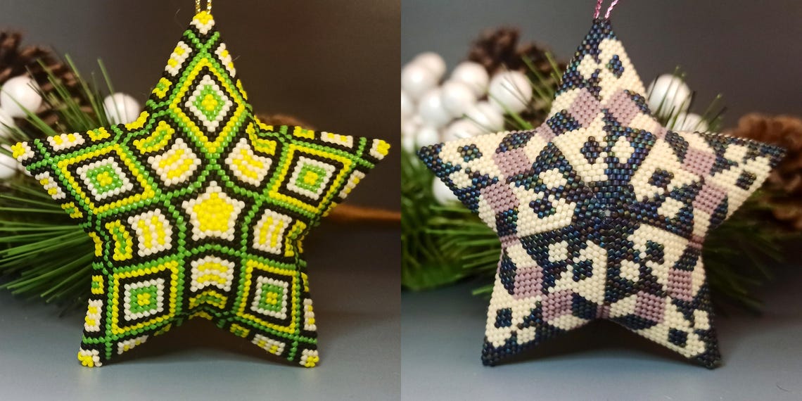 PDF Book — 12 Beading Master Classes + Basic Tutorial «3D Peyote Stars ...