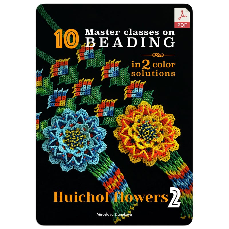 Beads of Flowers Book - Etsy UK