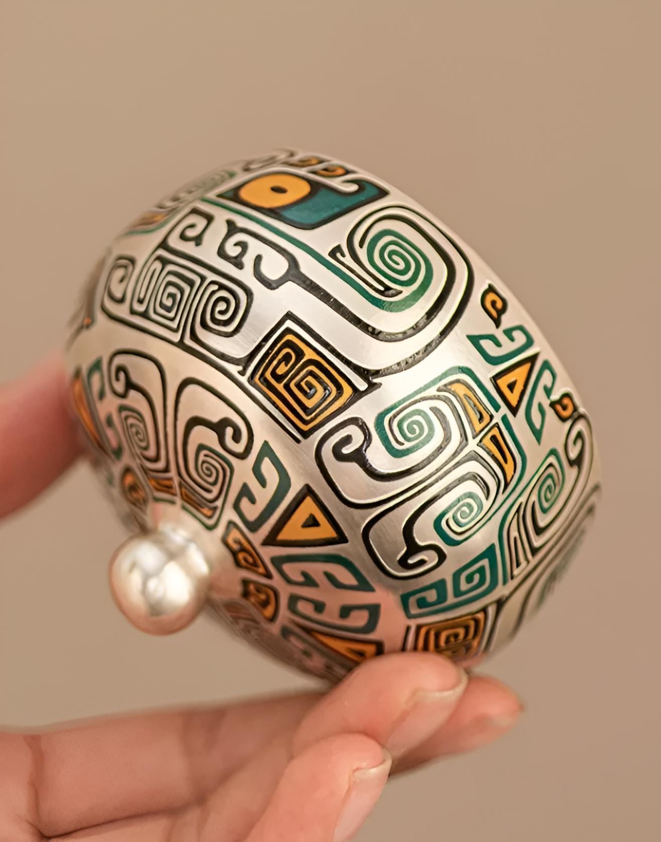 Silver Rotating Labyrinth Tea Cup - Etsy