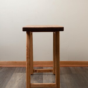 Handmade Solid Oak Side Table: Mid-century Modern Design - Etsy
