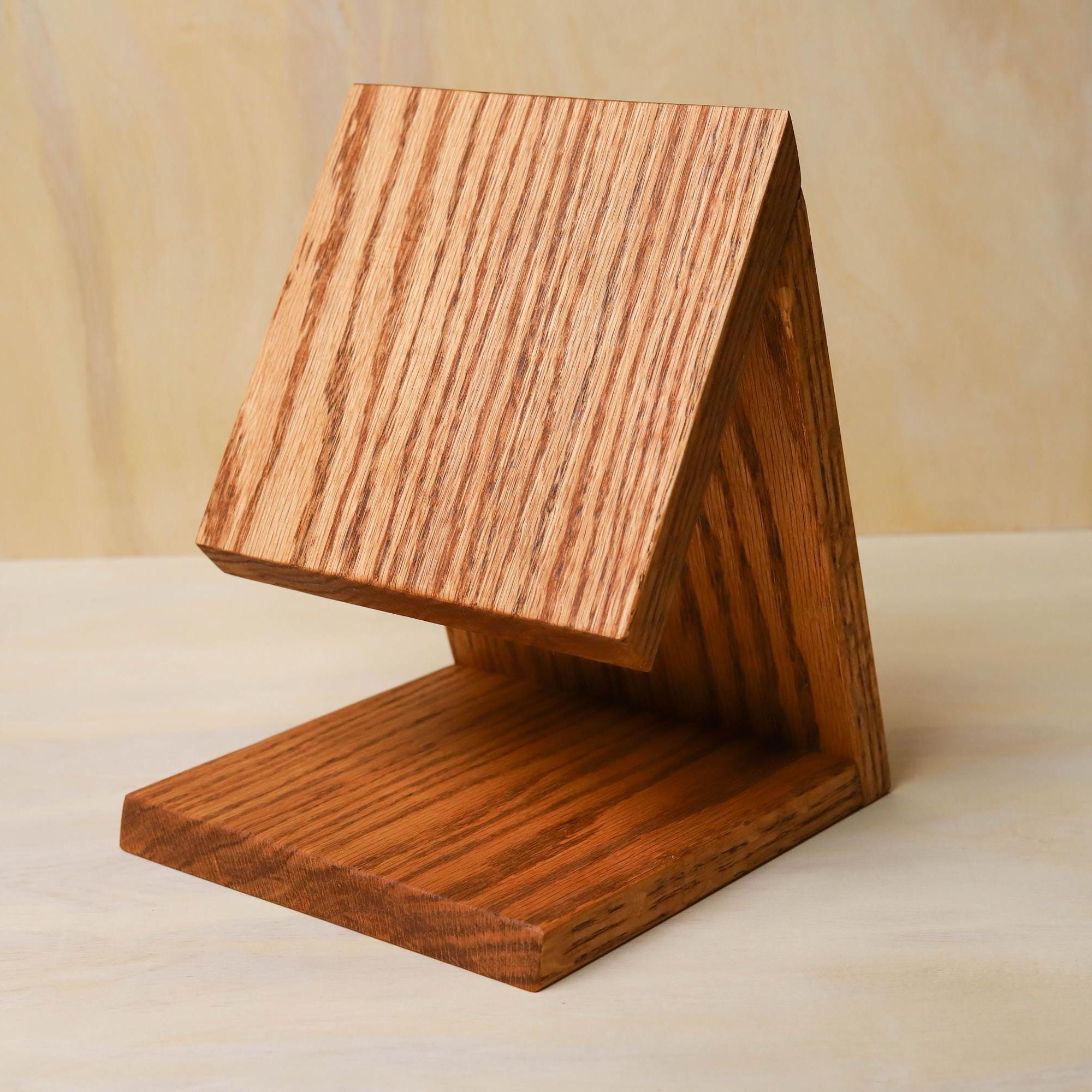 Handmade Book Place Holder | Oak Book Placeholder - Etsy