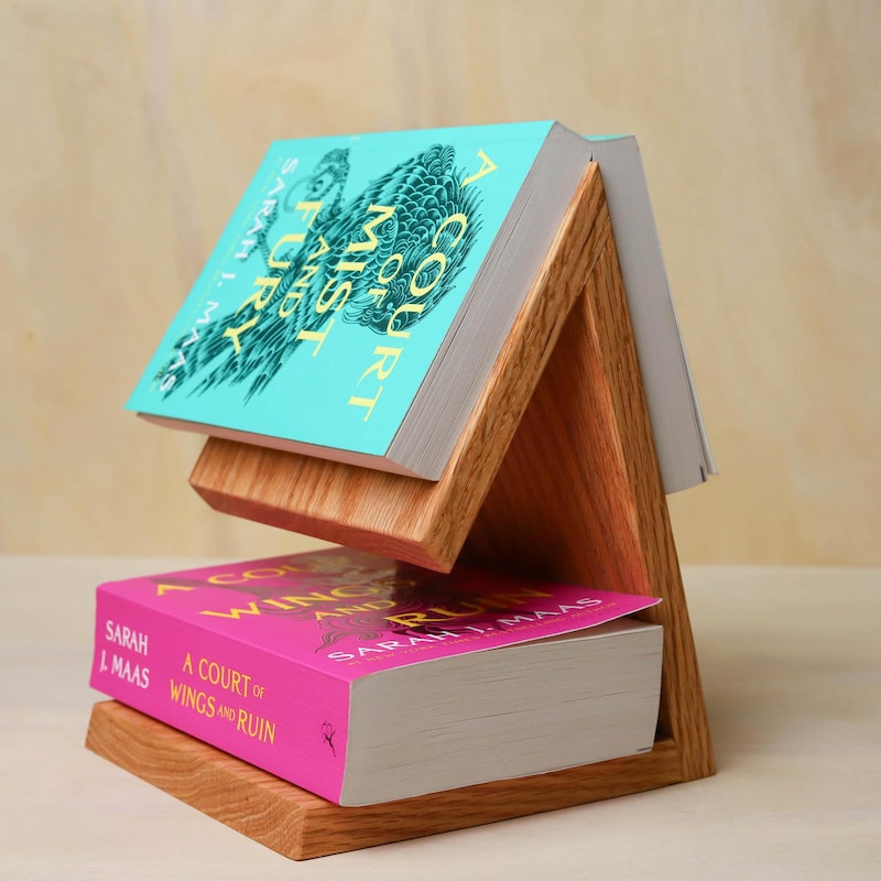 Oak Coffee Table Book Stand - Etsy