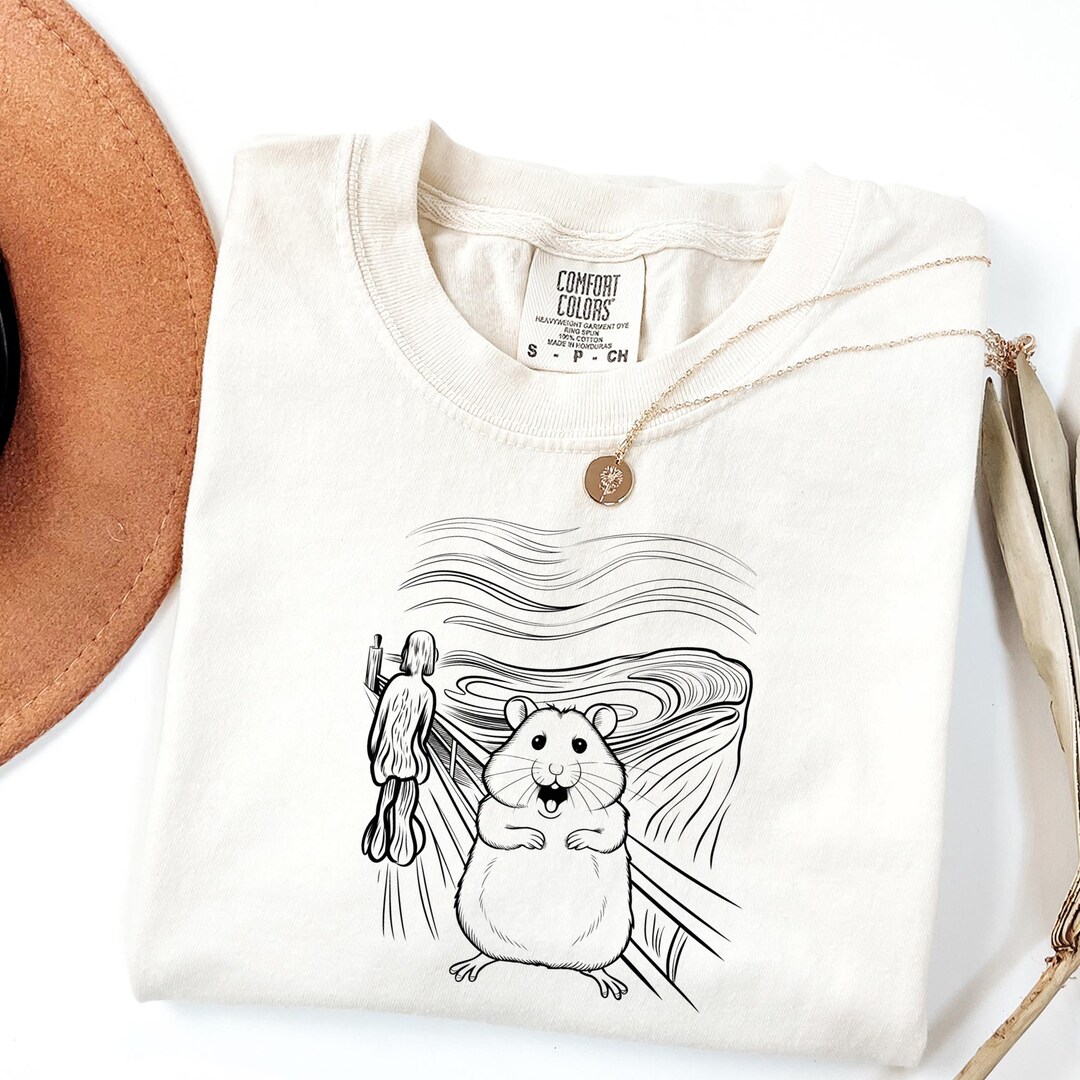 Scared Hamster Meme Shirt, Funny T-shirt, Parody, Cool Unique Gifts - Etsy