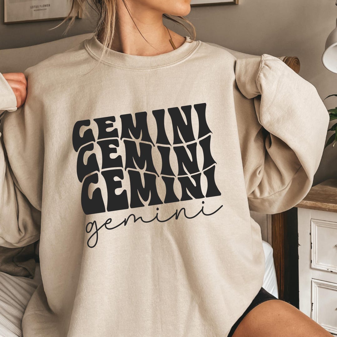 Gemini Zodiac Sign Sweatshirt, Gemini Horoscope Shirt, Gemini Astrology ...
