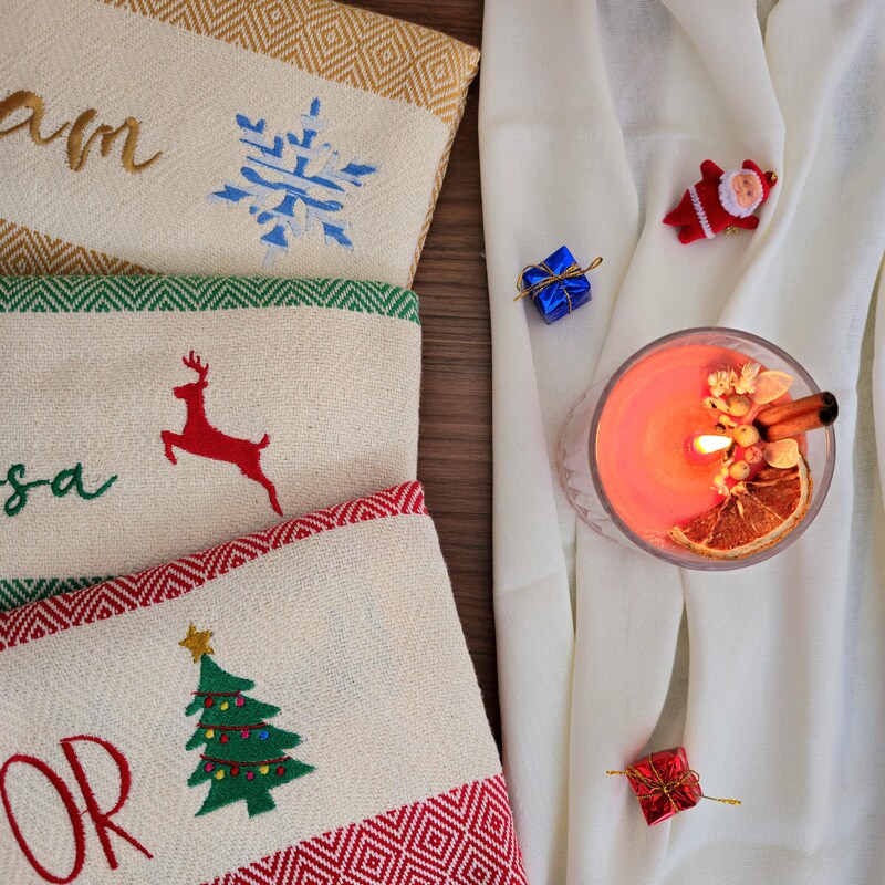 Holiday Towels - Etsy