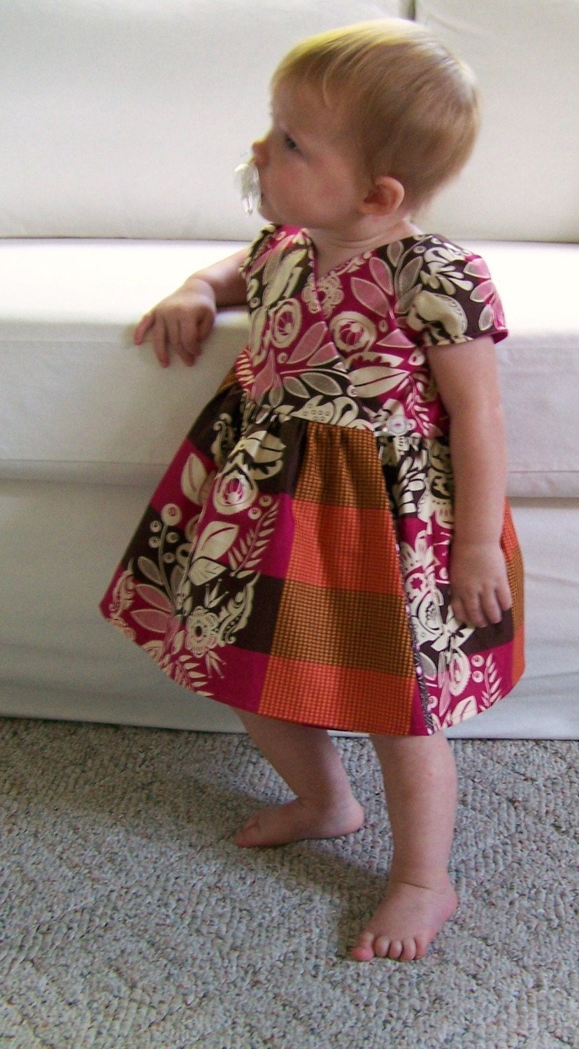 Baby and Toddler Wrap Dress Sewing Pattern PDF Tutorial - Etsy