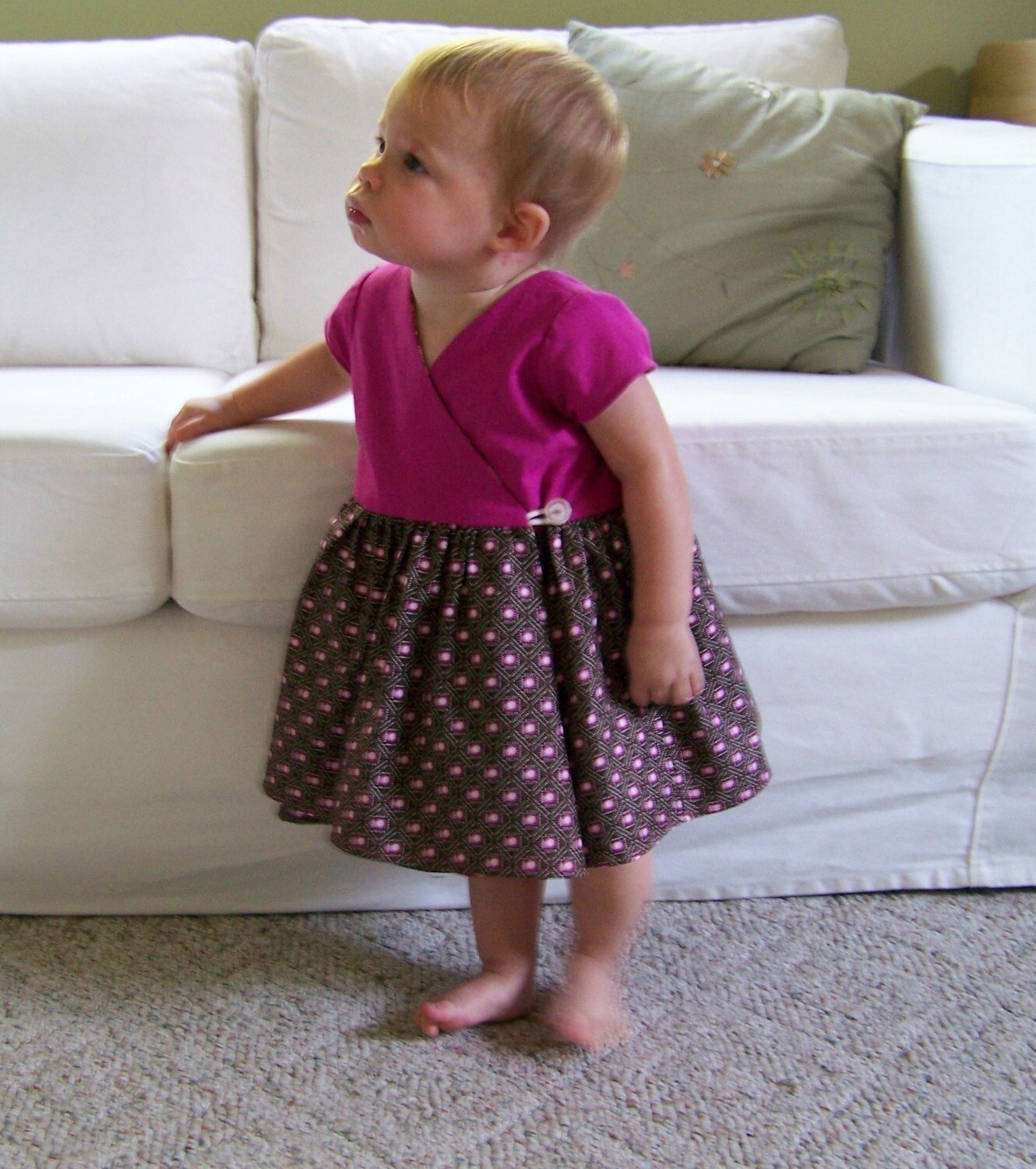 Baby and Toddler Wrap Dress Sewing Pattern PDF Tutorial - Etsy