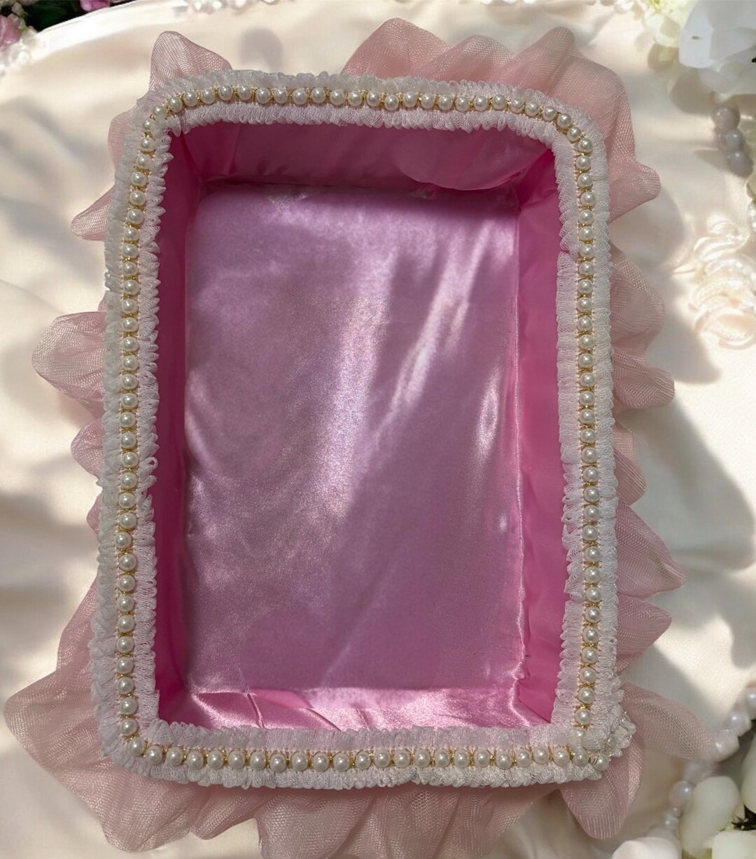 Elegant Satin Wedding Trays: Pakistani Nikah Favor Hampers - Etsy