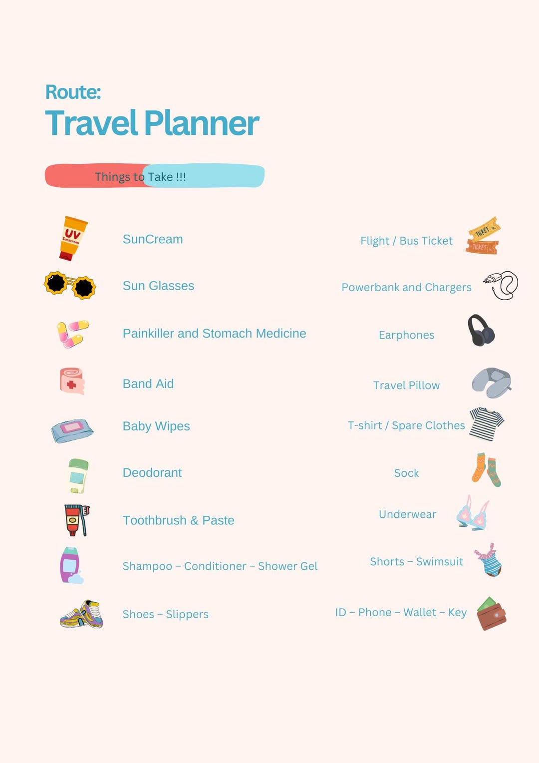 Travel Planner Printable,trip Organizer Template,bucket List ...