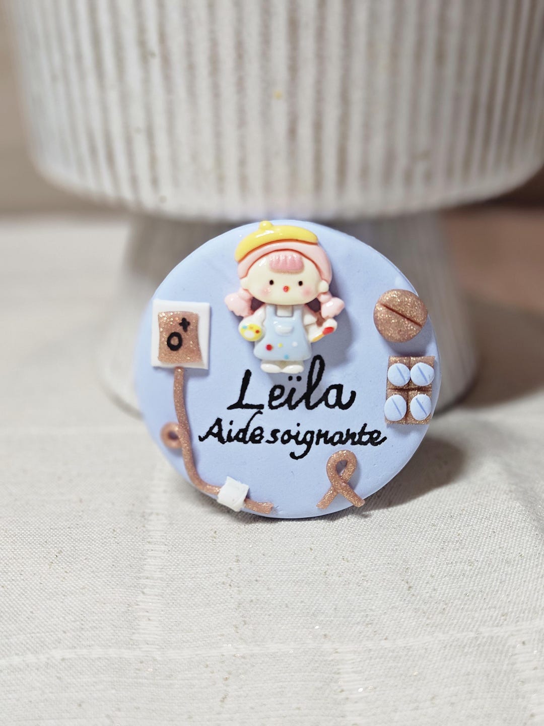 Personalized Caregiver Badge - Etsy