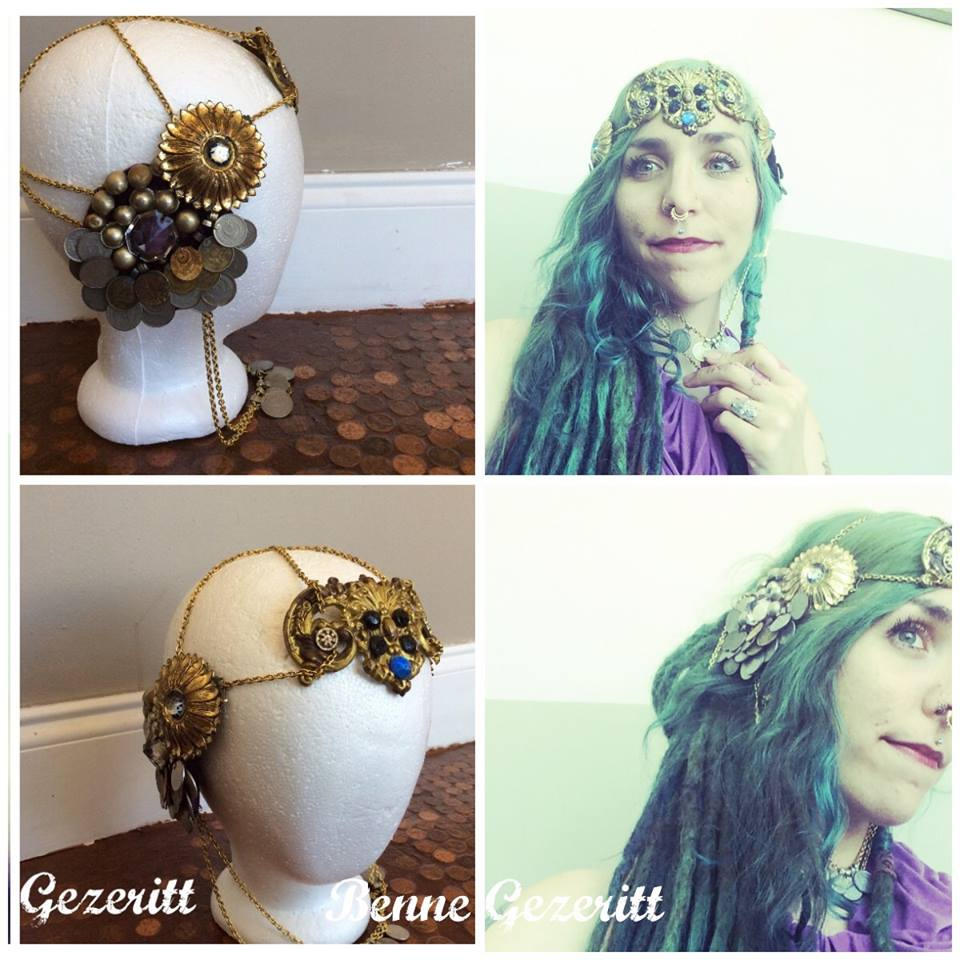 Headdress Tutorial by Althena for Bellydance and Costumes - Etsy