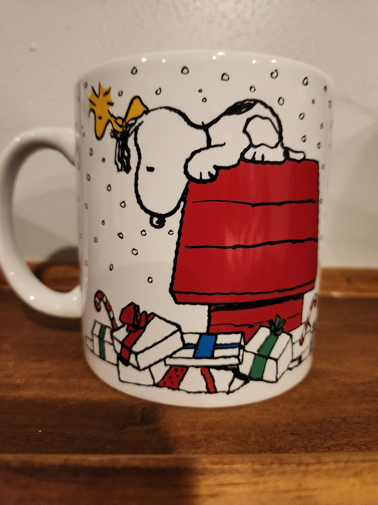 Snoopy Christmas Mug by Zrike - Etsy