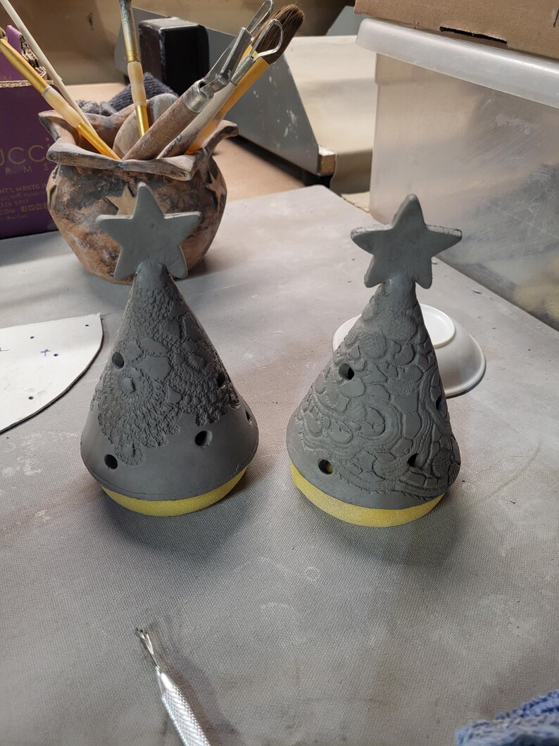 DIGITAL DOWNLOAD* TREE Luminary Template for Clay. Print Yourself. - Etsy