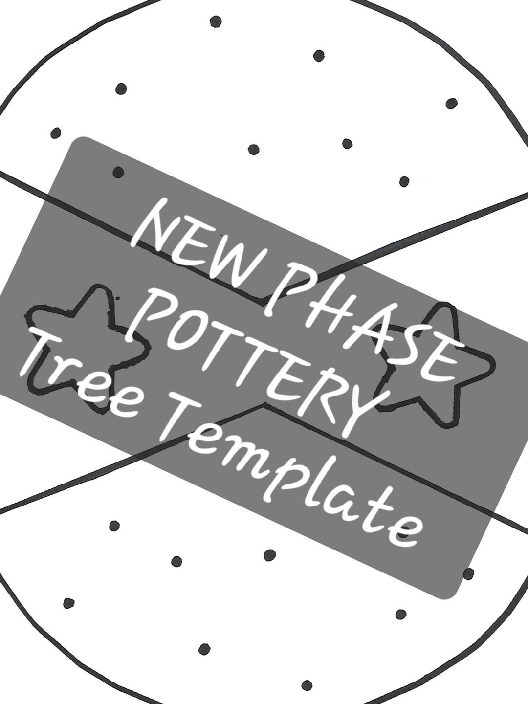 DIGITAL DOWNLOAD* TREE Luminary Template for Clay. Print Yourself. - Etsy