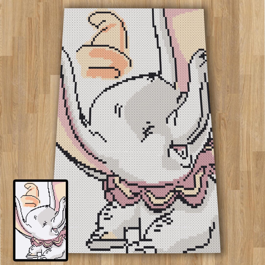 Cartoon, Graph, Pattern, C2C and Tapestry Crochet, Crochet, Blanket ...