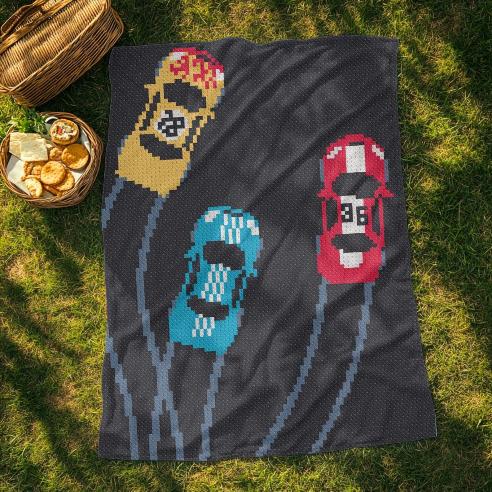 Cars, Graph, Pattern, C2C and Tapestry Crochet, Crochet, Blanket ...