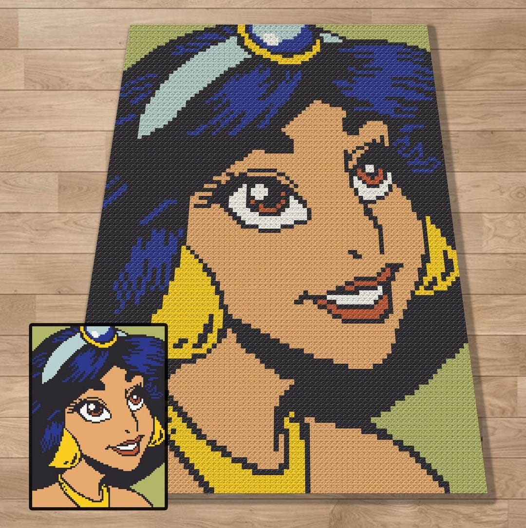 Cartoon, Graph, Pattern, C2C and Tapestry Crochet, Crochet, Blanket ...
