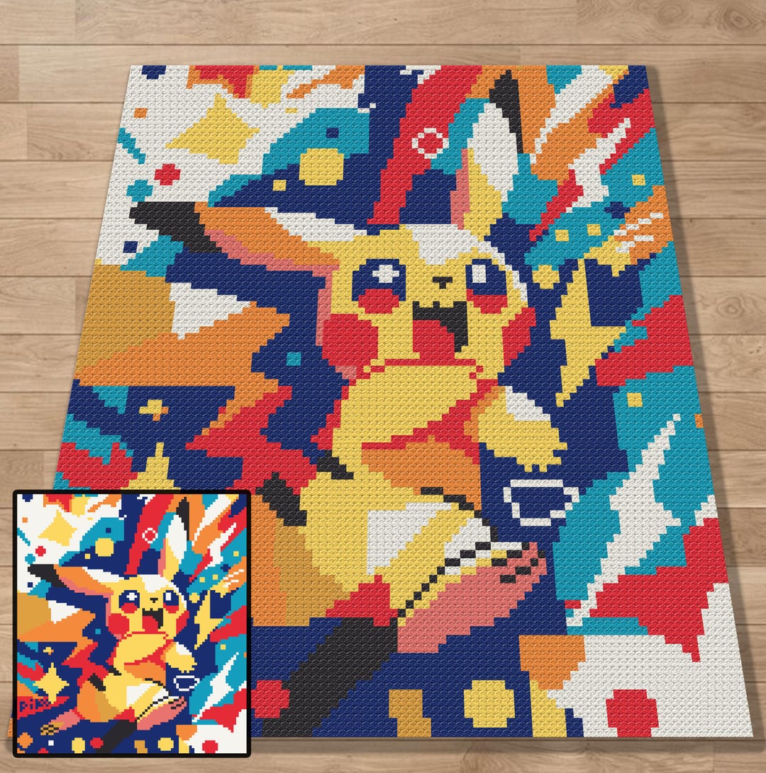 Cartoon, Graph, Pattern, C2C and Tapestry Crochet, Crochet, Blanket ...