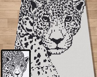 Tiger, Graph, Pattern, C2C and Tapestry Crochet, Crochet, Blanket ...