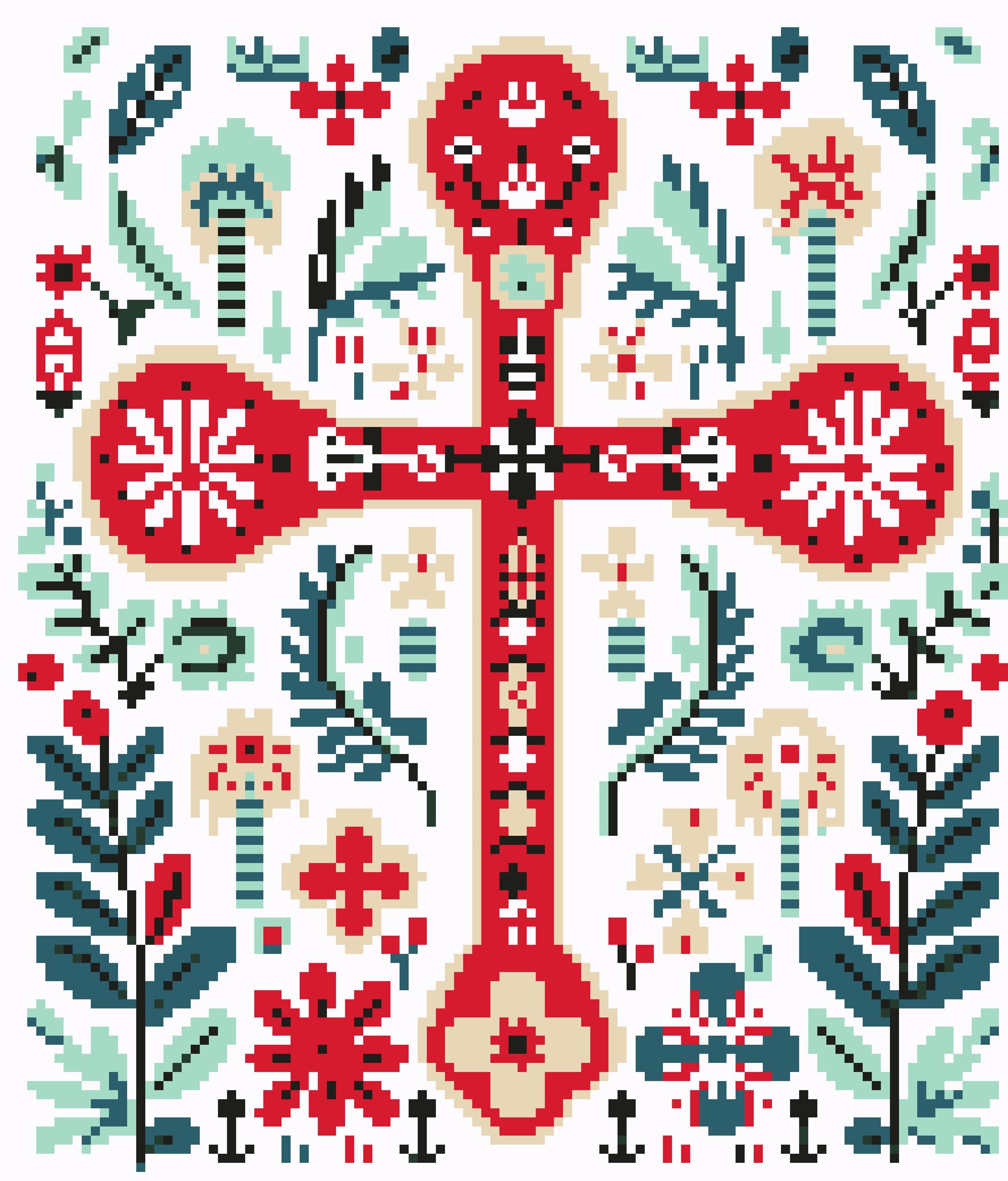 Jesus, Graph, Pattern, C2C and Tapestry Crochet, Crochet, Blanket ...