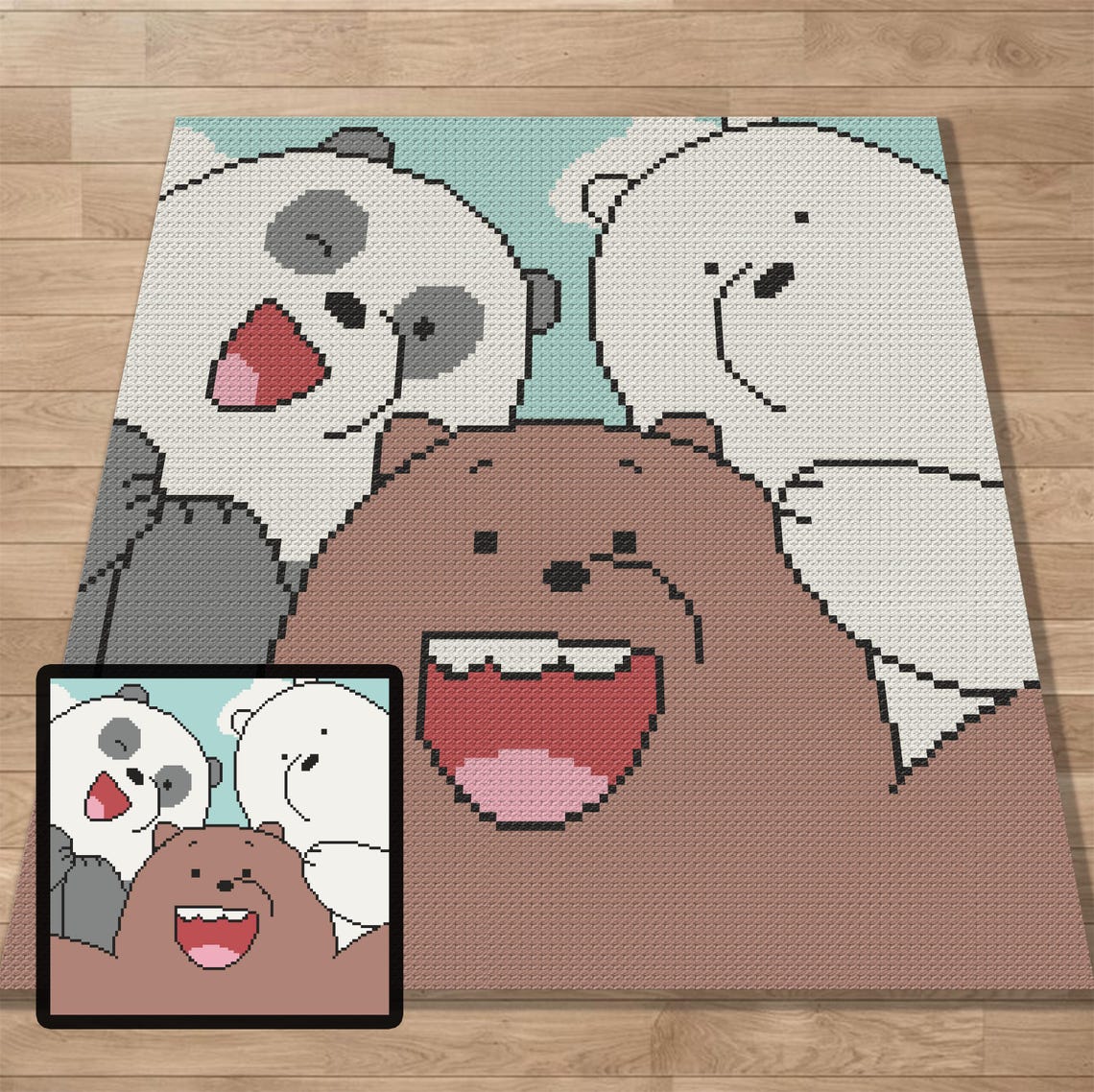Animals, Graph, Pattern, C2C and Tapestry Crochet, Crochet, Blanket ...
