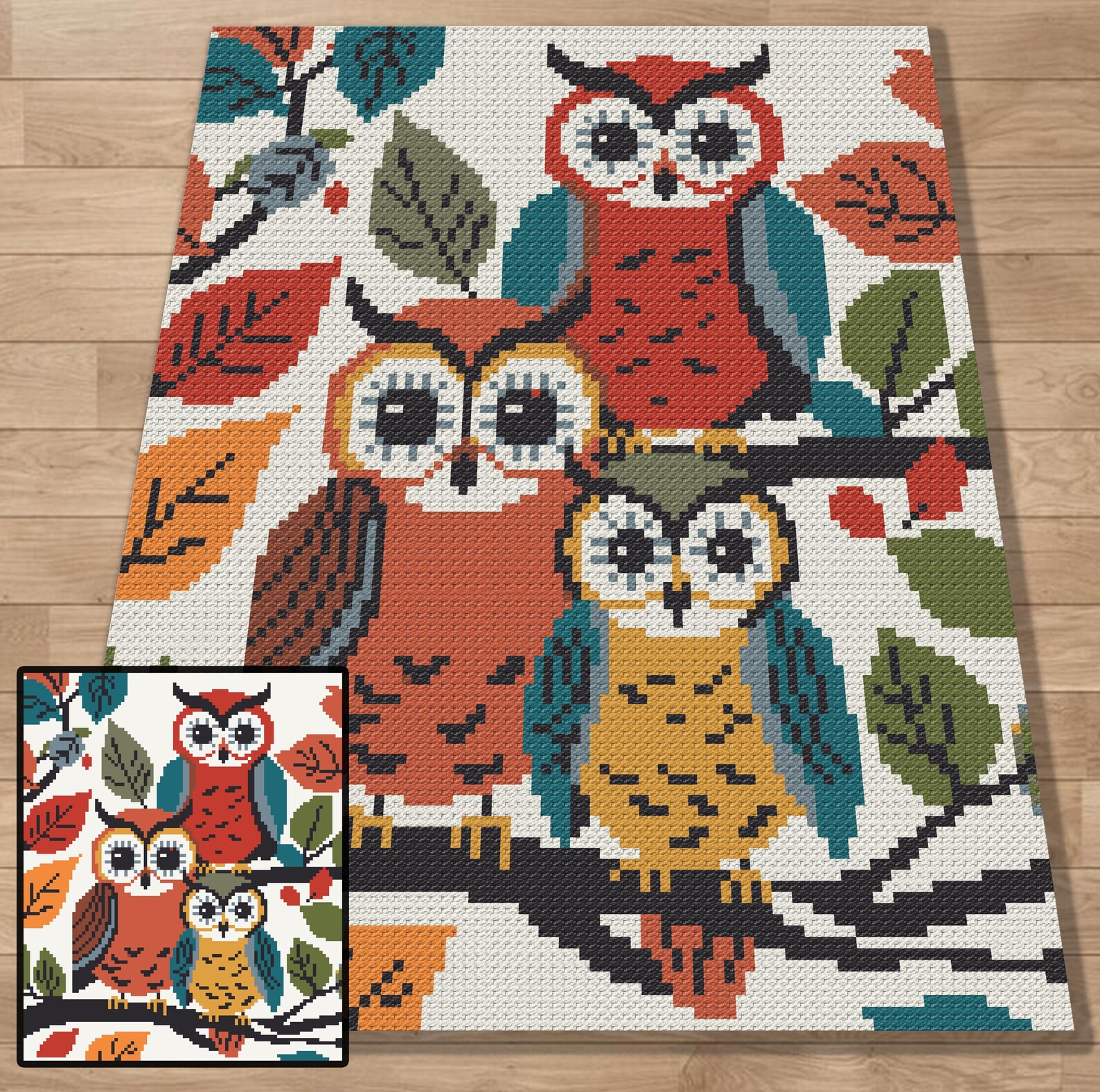Birds, Graph, Pattern, C2C and Tapestry Crochet, Crochet, Blanket ...