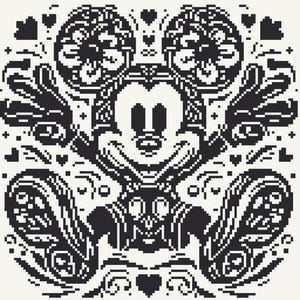 Mickey, Graph, Pattern, C2C and Tapestry Crochet, Crochet, Blanket ...
