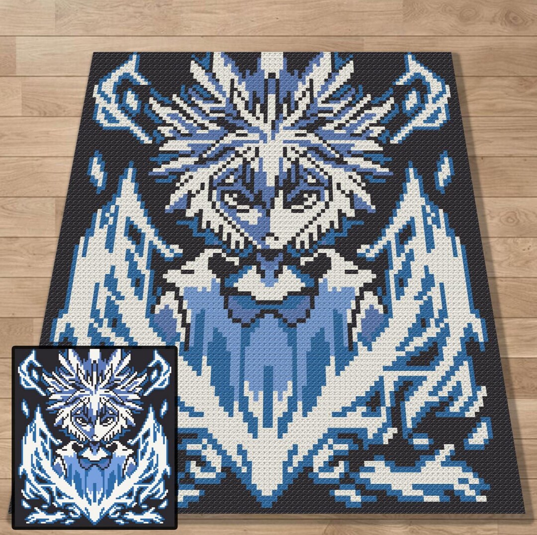 Anime , Graph, Pattern, C2C and Tapestry Crochet, Crochet, Blanket ...