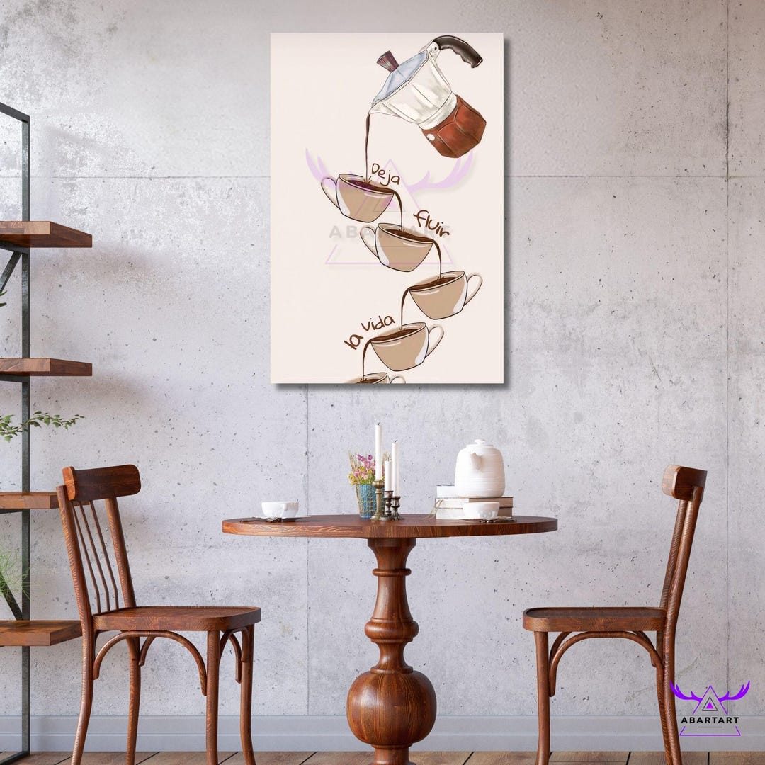 Cafe Wall Paintings Kitchen Paintings Cefe Decoration Decorative Wall ...