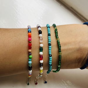 Colourful Adjustable Bracelets - Etsy