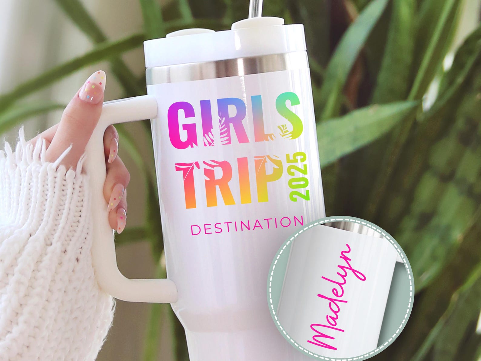 Personalized Girls Trip Tumbler, Girls Vacation Tumbler, Girls Weekend ...