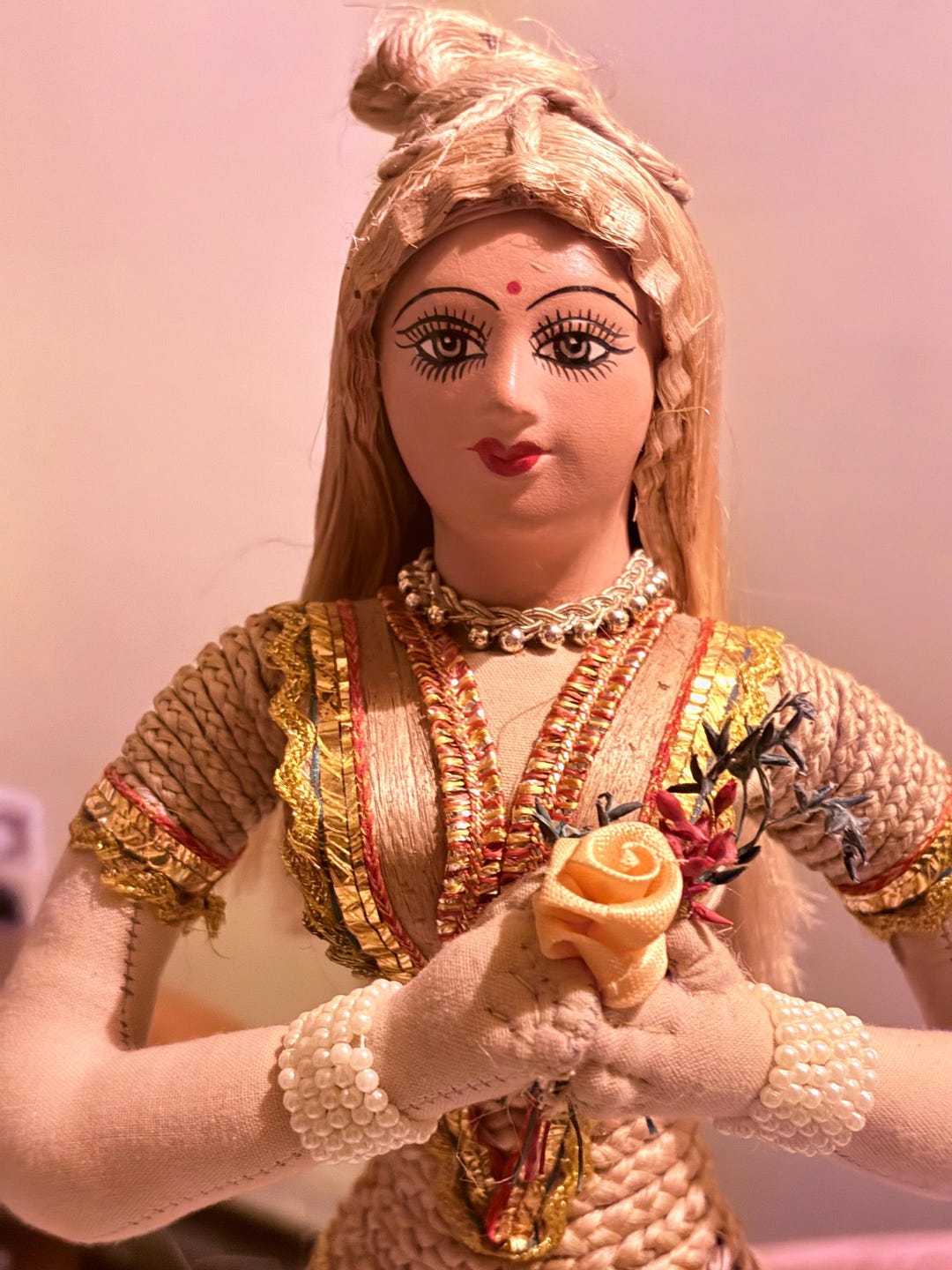 Jute Goddess Doll Bangladesh Origin 14” Handcrafted From Jute Fiber ...