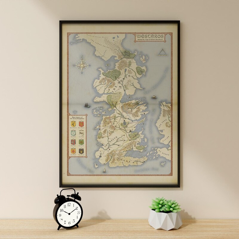 Westeros Map - Etsy