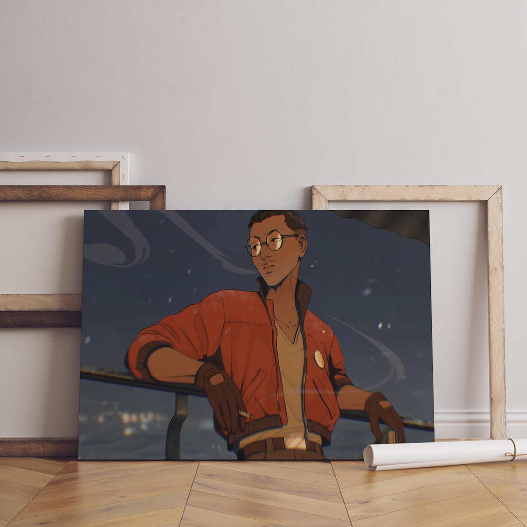 Disco Elysium Art, Kim Kitsuragi Poster, Disco Elysium Print, Disco ...