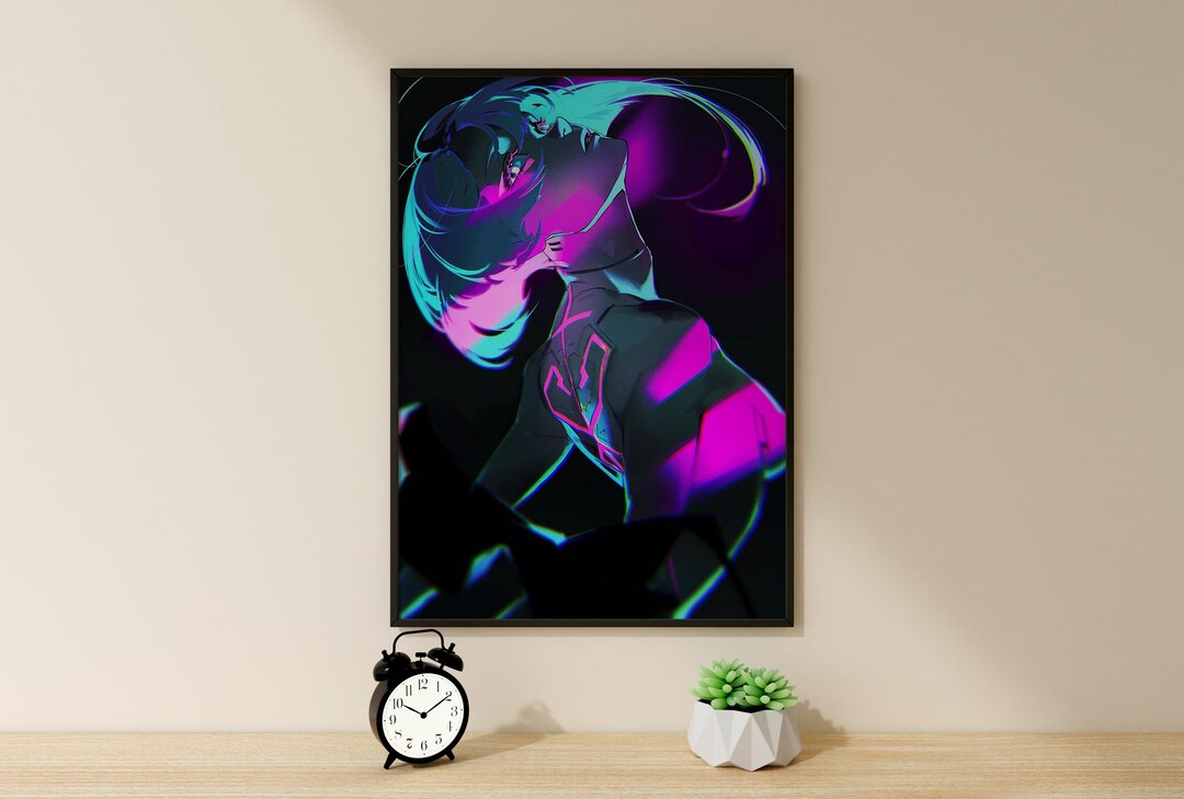 Lucy Wall Art, Edgerunners Poster, Anime Wall Art, Edgerunners Lucy ...