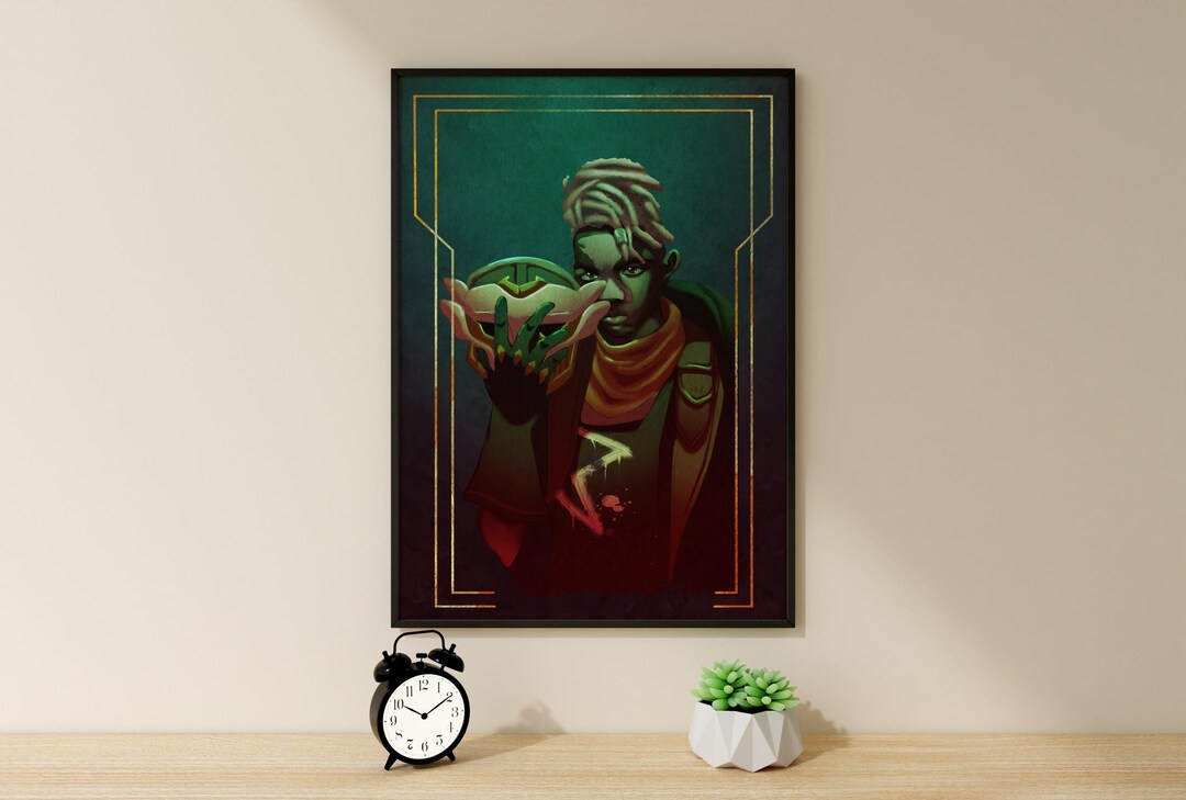 Ekko Wandkunst, Arcane Print, Arcane Staffel 2 Poster, Arcane Ekko ...