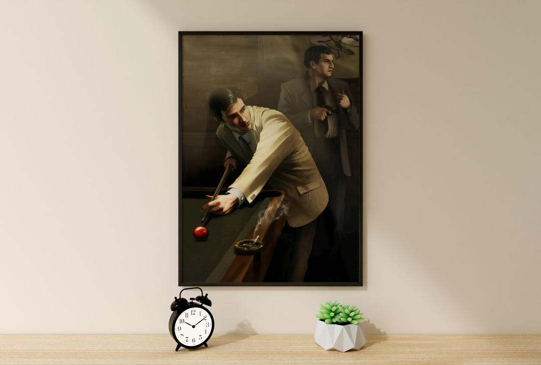 Mafia Canvas, Mafia Poster, Mafia Game Poster, Game Art Print, Gaming ...
