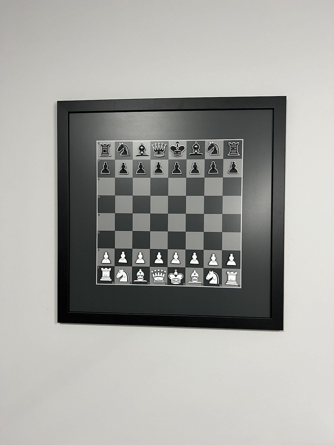 Wall-mounted Magnetic Chess Set, Chess Board for Home Decor, Chess ...