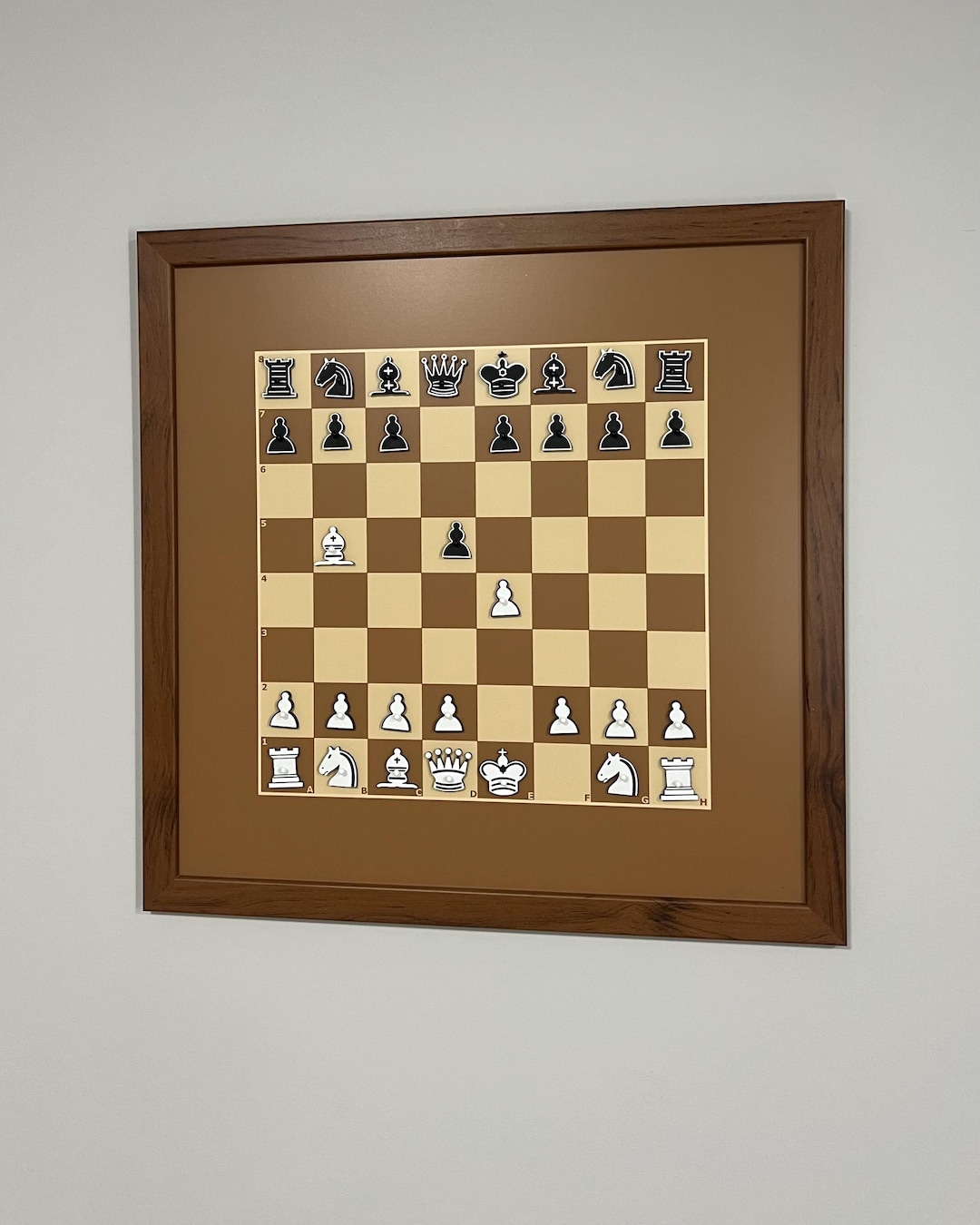 Wall-mounted Magnetic Chess Set, Chess Board for Home Decor, Chess ...