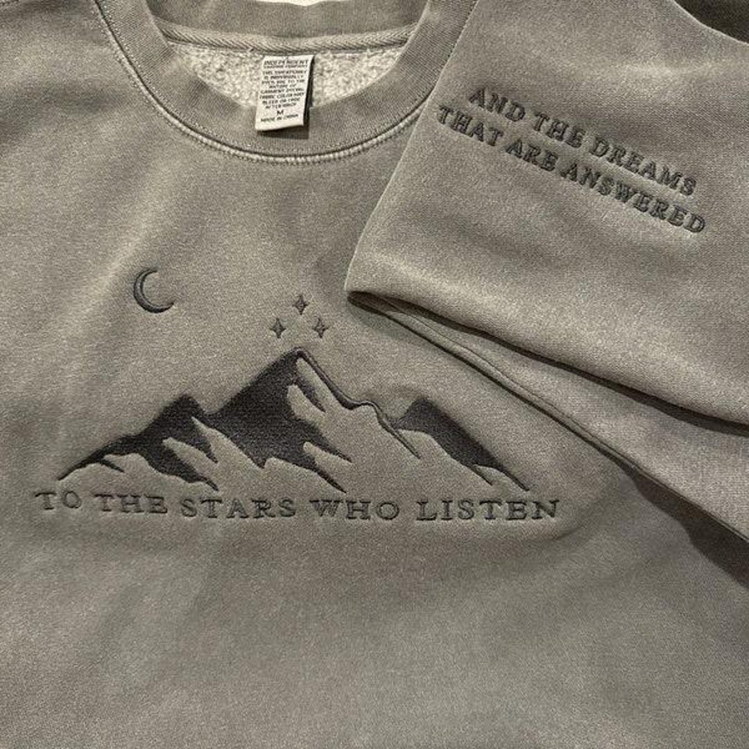 Acotar Embroidered Sweatshirt, the Night Court Sweater, Velaris ...