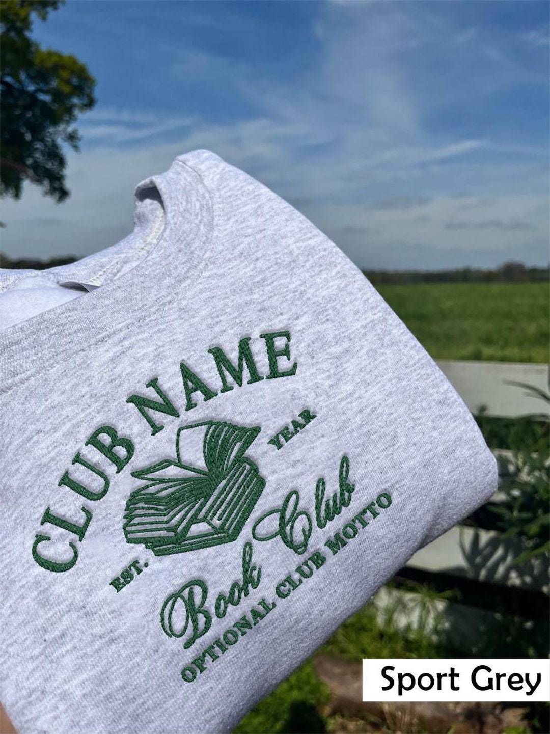 Embroidered Book Club Personalized Shirts, Personal Gift for Book ...
