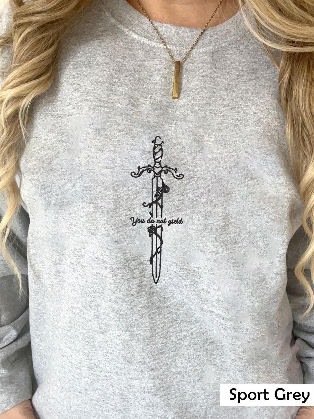 Throne of Glass Embroidered Sweatshirt, SJM Merch ACOTAR, Kingdom of ...